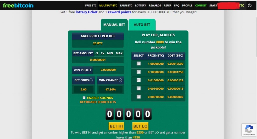FreeBitco.in Review - Free Money with Compounded Daily Interest - Home ...