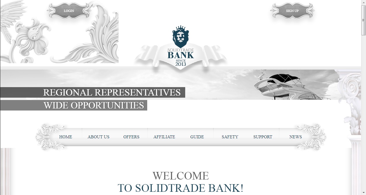 SolidTradeBank.com Review - Home of Mark