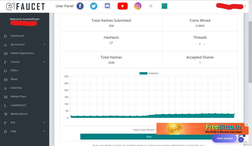 ES Faucet, ES.BTCNewz.com Review (Probably the Final Update) - Home of Mark