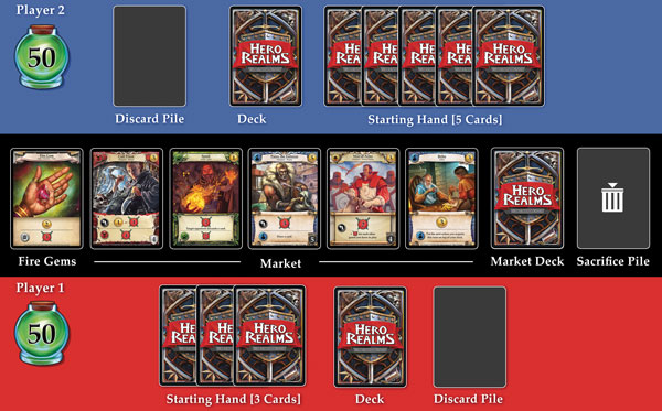 Hero Realms Deckbuilding Card Game Review - Home of Mark