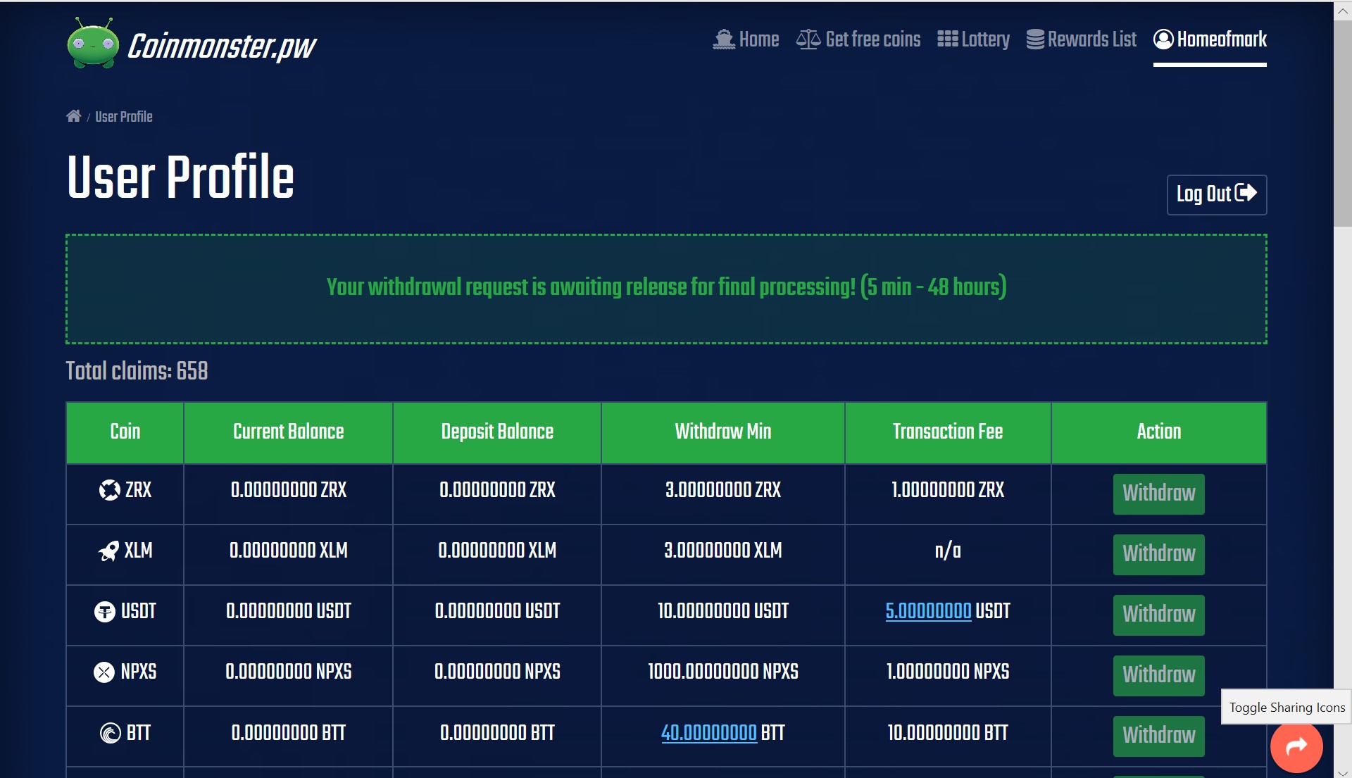 CoinMonster.pw Review - Home of Mark