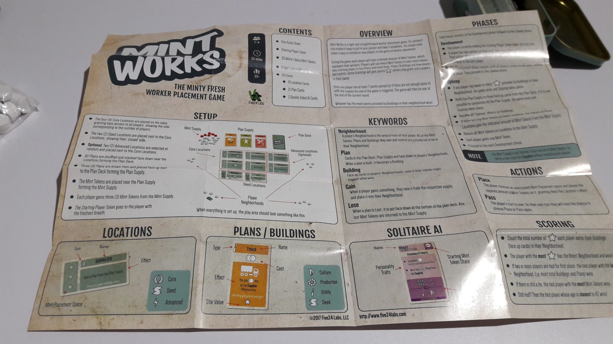 Mint Works Card Game Review - Home of Mark