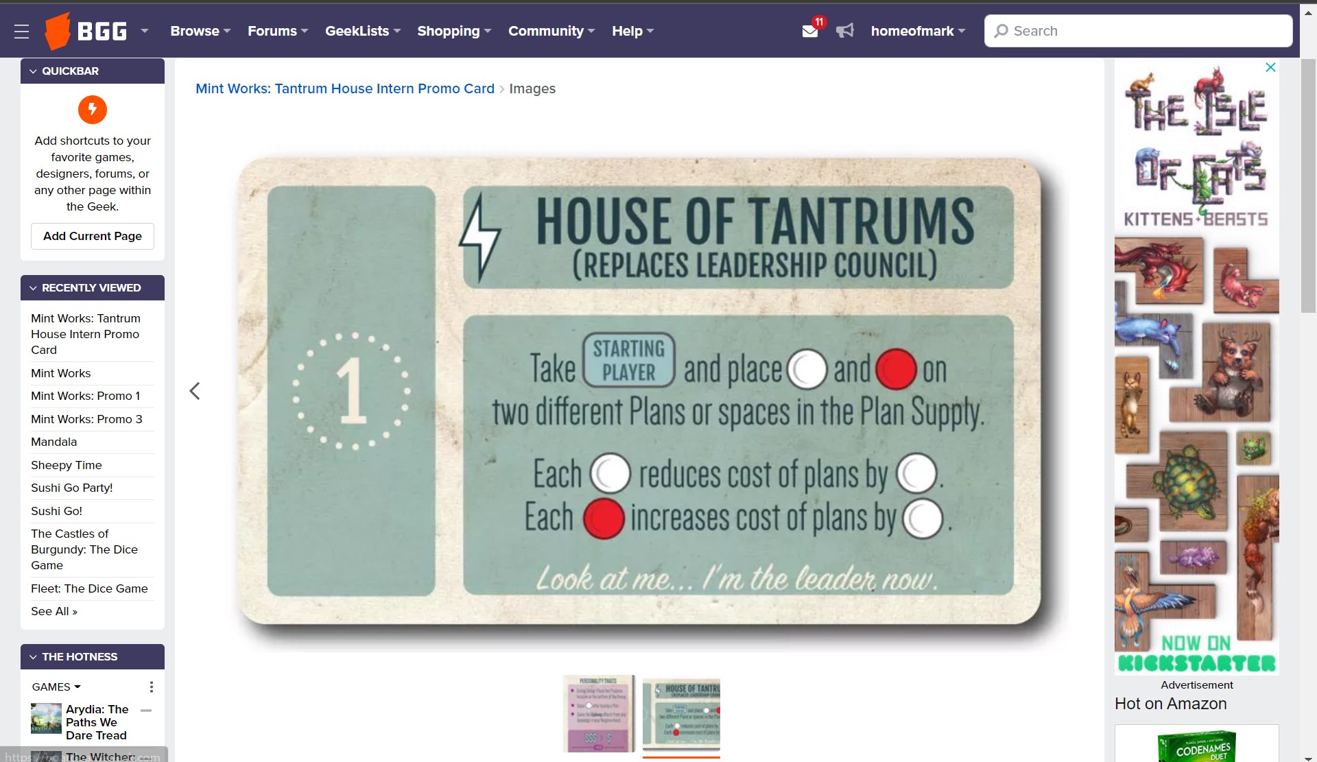Mint Works Card Game Review - Home of Mark