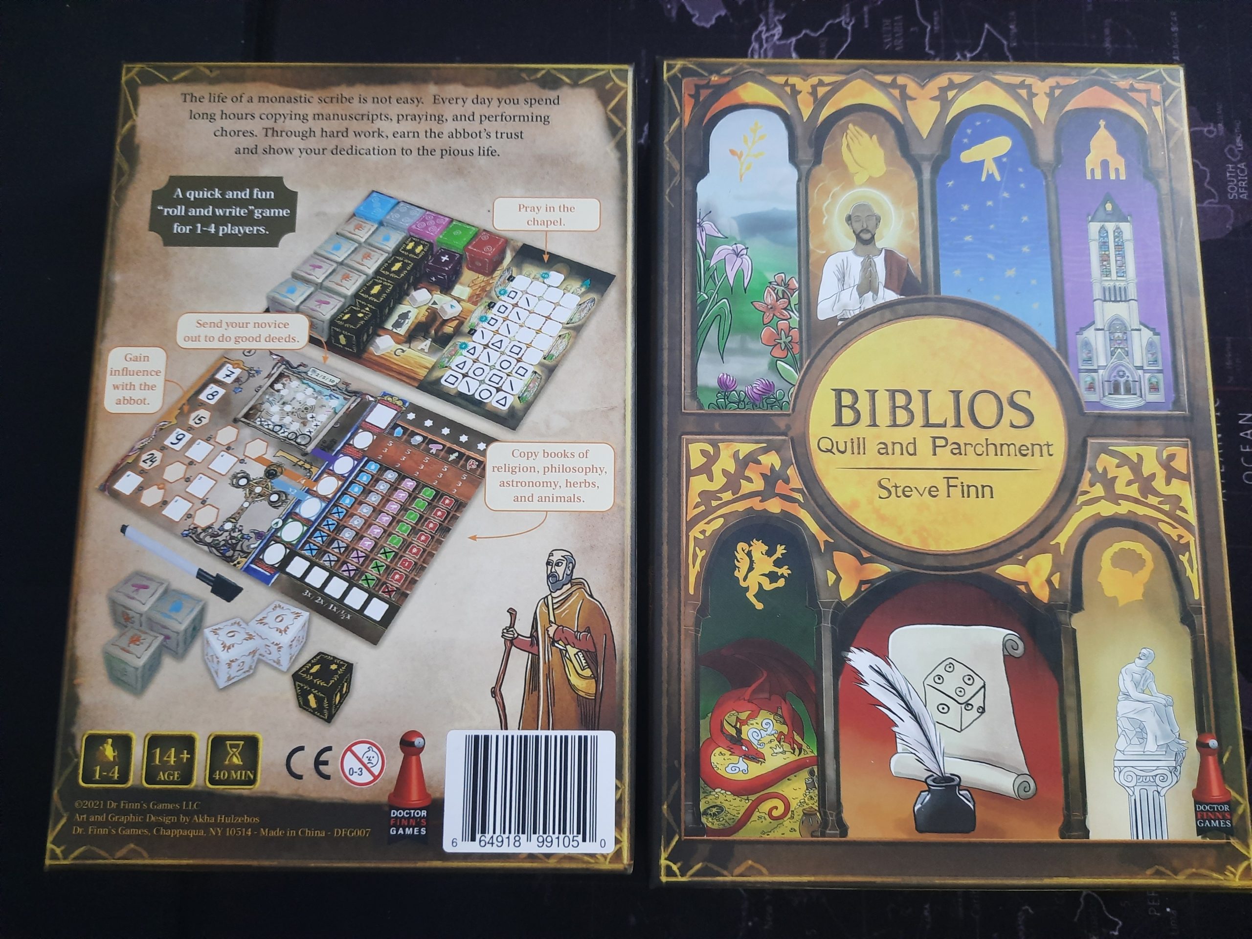Biblios: Quill and Parchment Roll-and-Write Game Review - Home of Mark