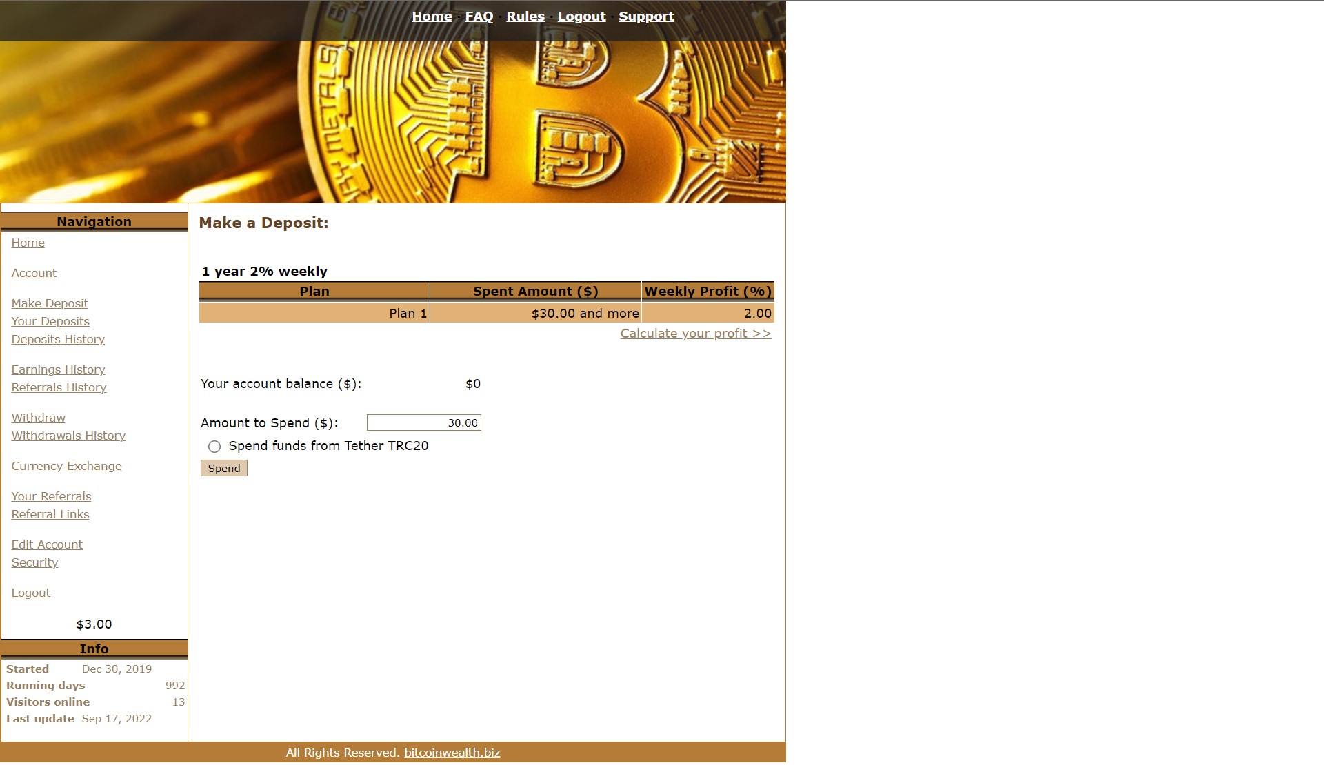 BitcoinWealth.biz Review - Home of Mark